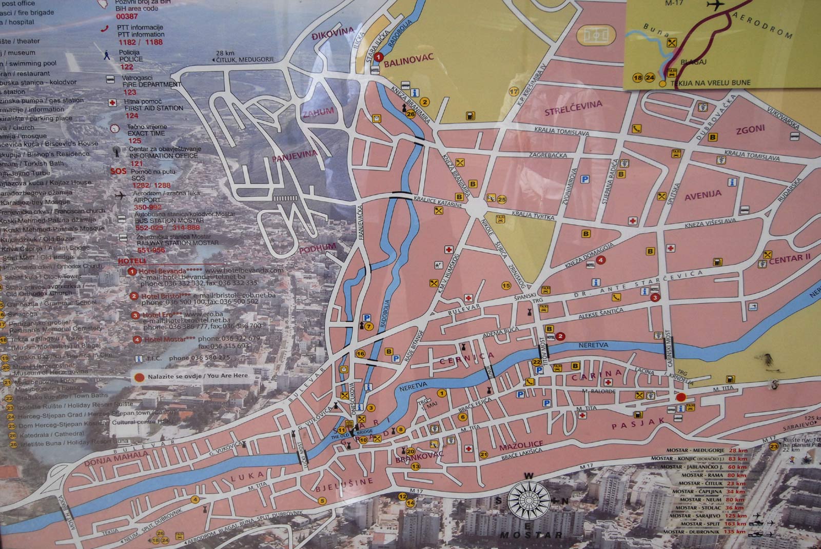 - Turistička Mapa Mostara